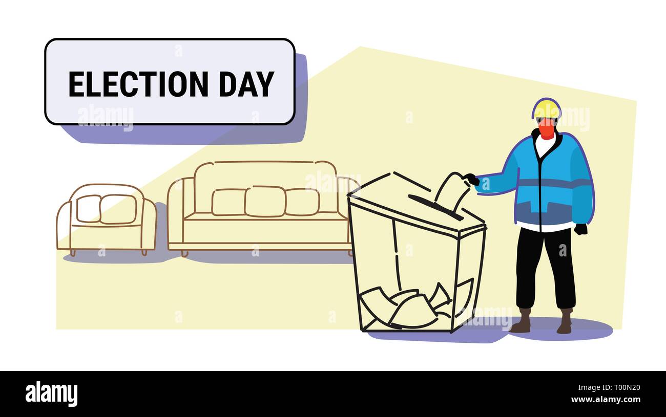 Polling worker Stock Vector Images - Alamy