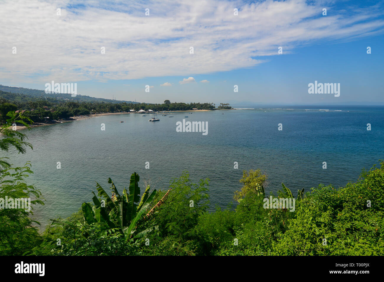 Seascape of Lombok Island, Indonesia. Lombok is a beautiful island ...