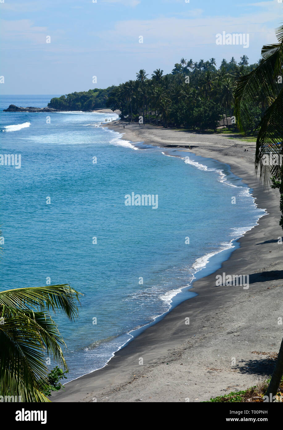 Seascape of Lombok Island, Indonesia. Lombok is a beautiful island ...