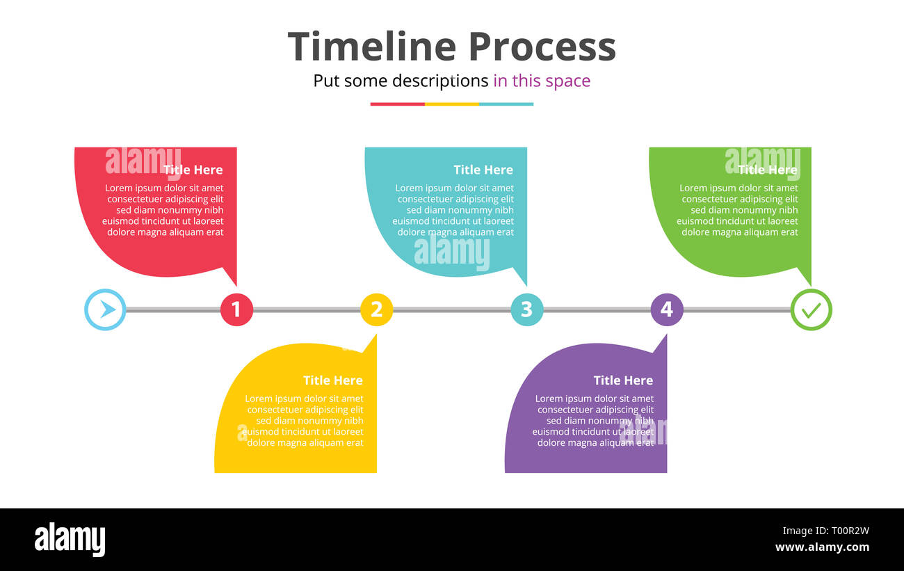 Timeline Process Infographic