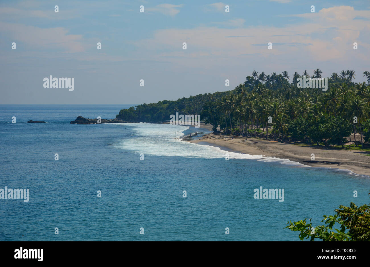 Seascape of Lombok Island, Indonesia. Lombok is a beautiful island ...