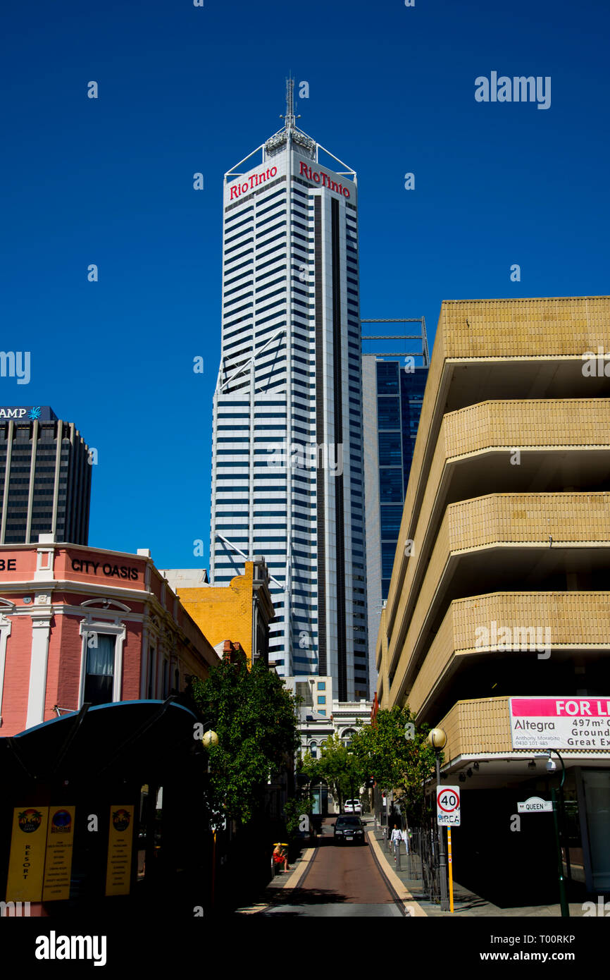 PERTH, AUSTRALIA - March 2, 2019: Central Park Skyscraper is a 51 ...