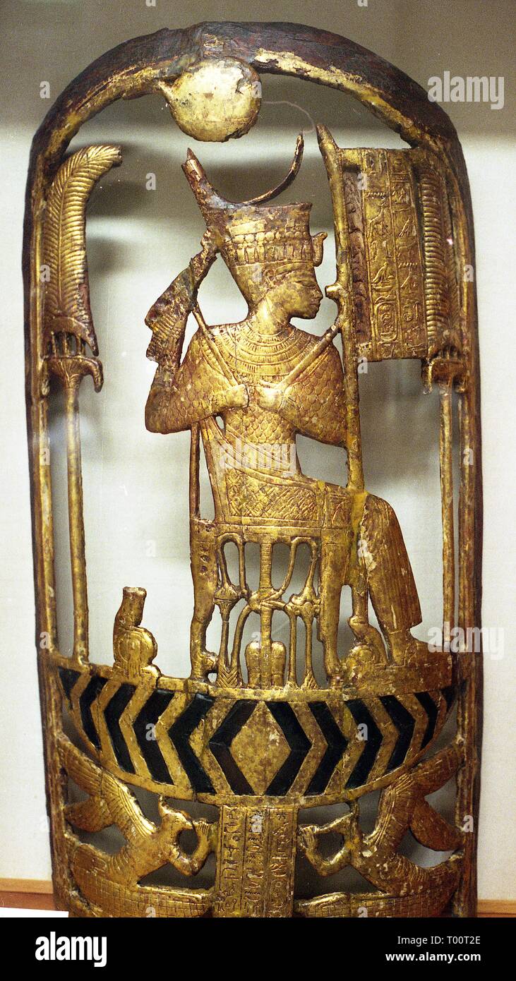 Tutankhamun tiye coffin hi-res stock photography and images - Alamy