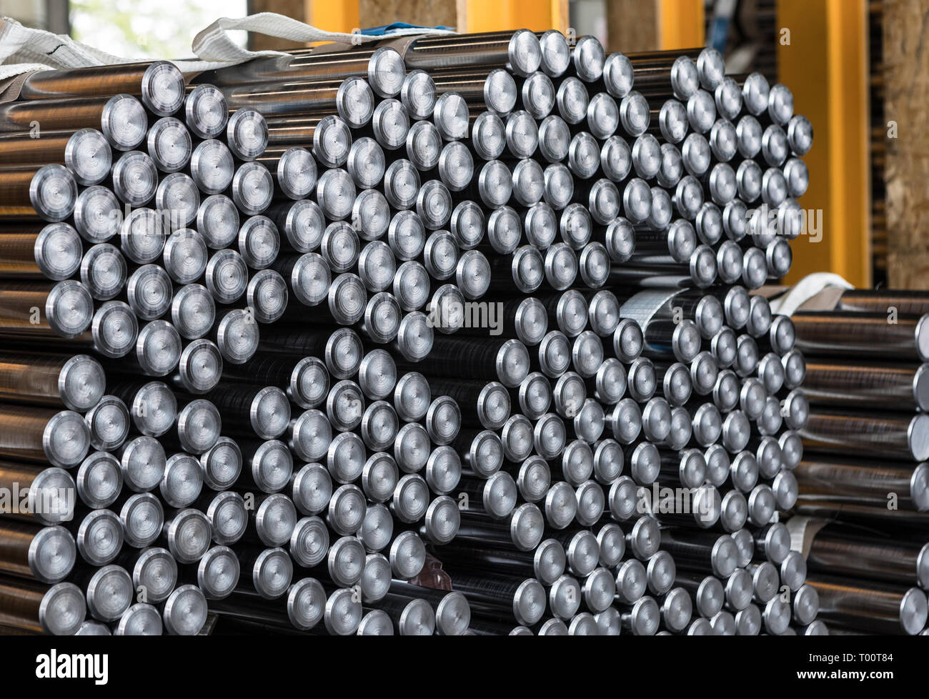 metal tube and profiles Stock Photo - Alamy