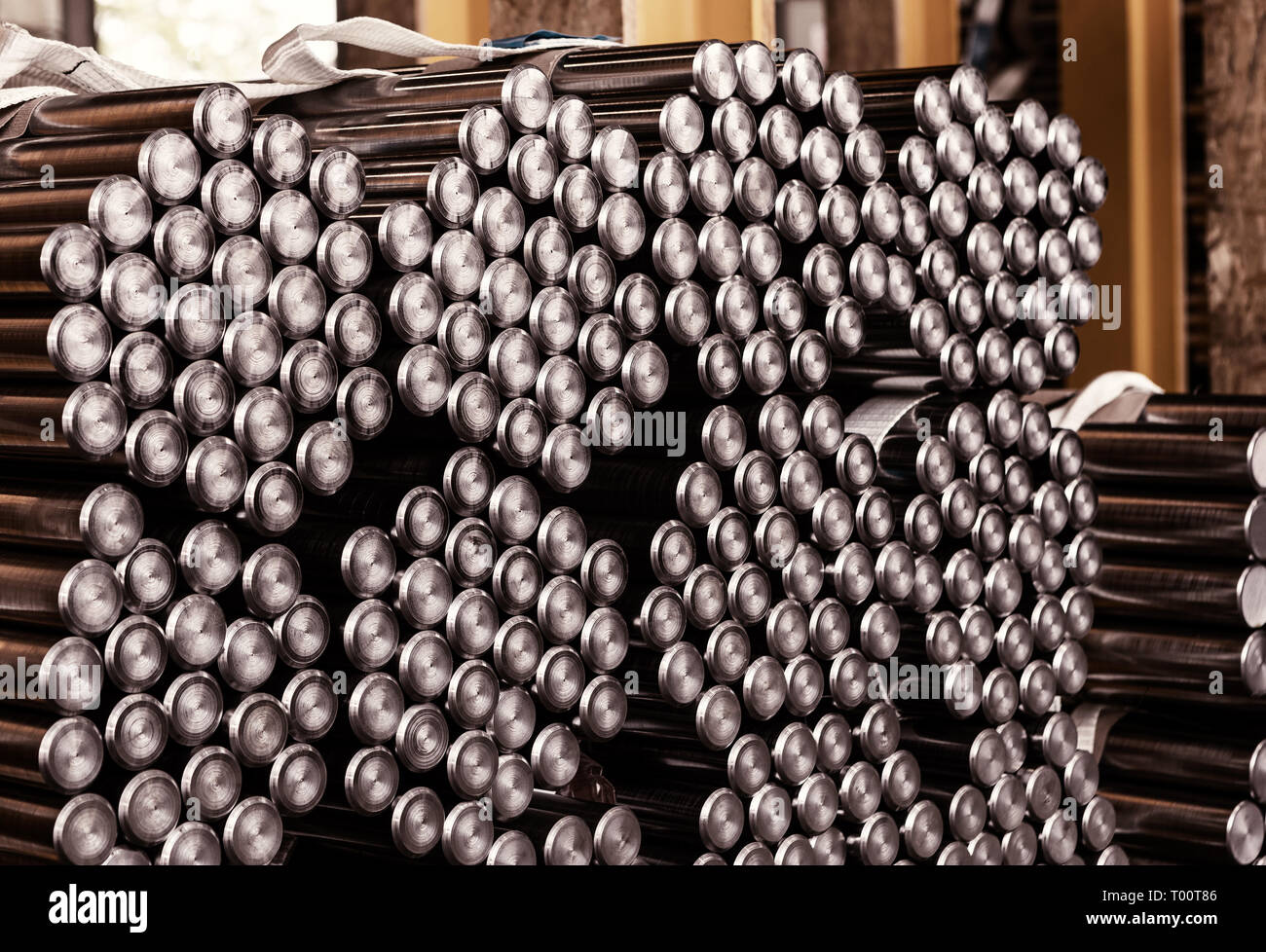 metal tube and profiles Stock Photo - Alamy