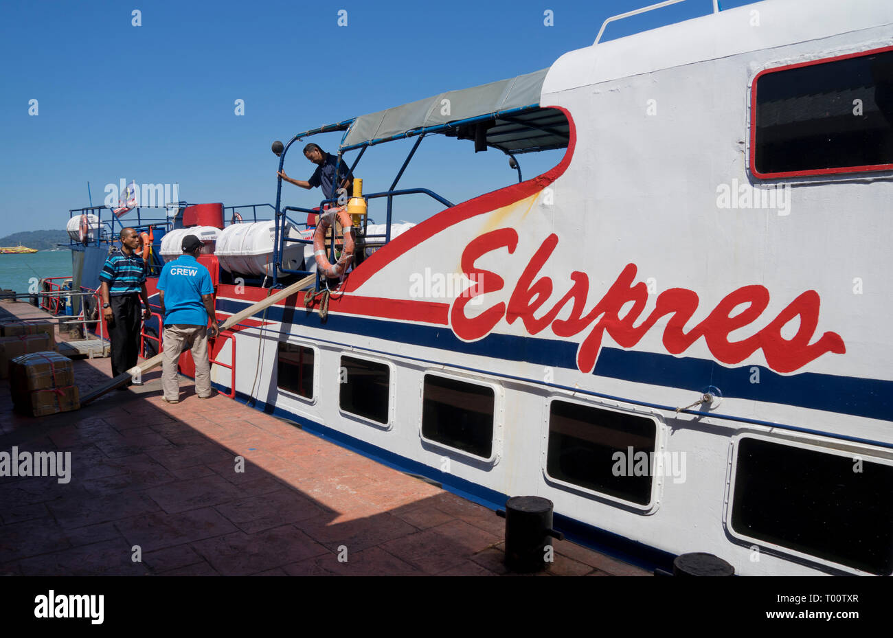 Passenger ferry in the island of Langkawi,Malaysia,Asia Stock Photo - Alamy