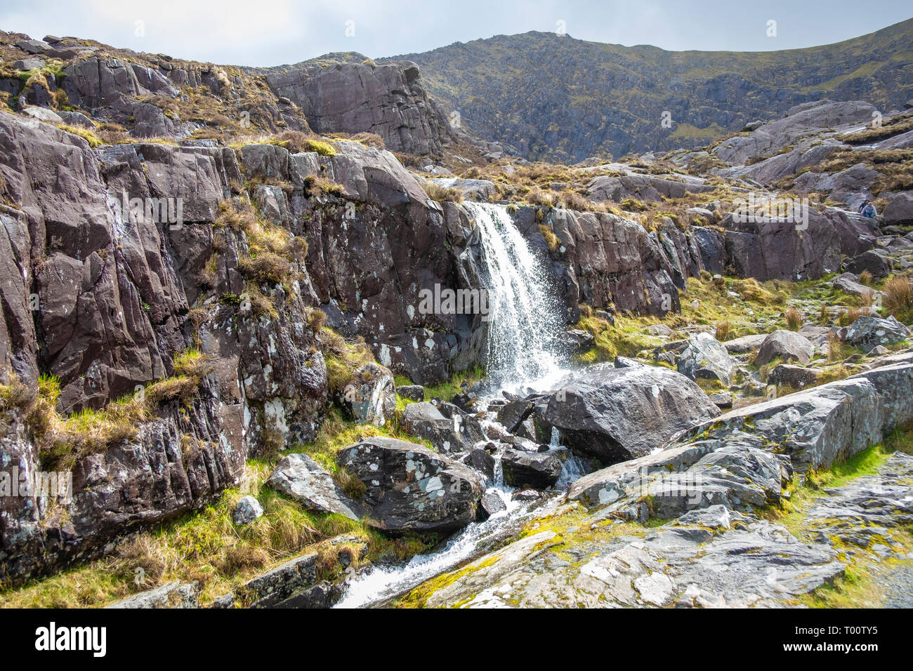Drive over O Connor Pass, Dingle Stock Photo - Alamy