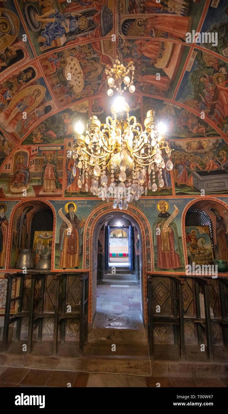 Veliko Tarnovo, Bulgaria - Inside interior of the Painted medieval ...