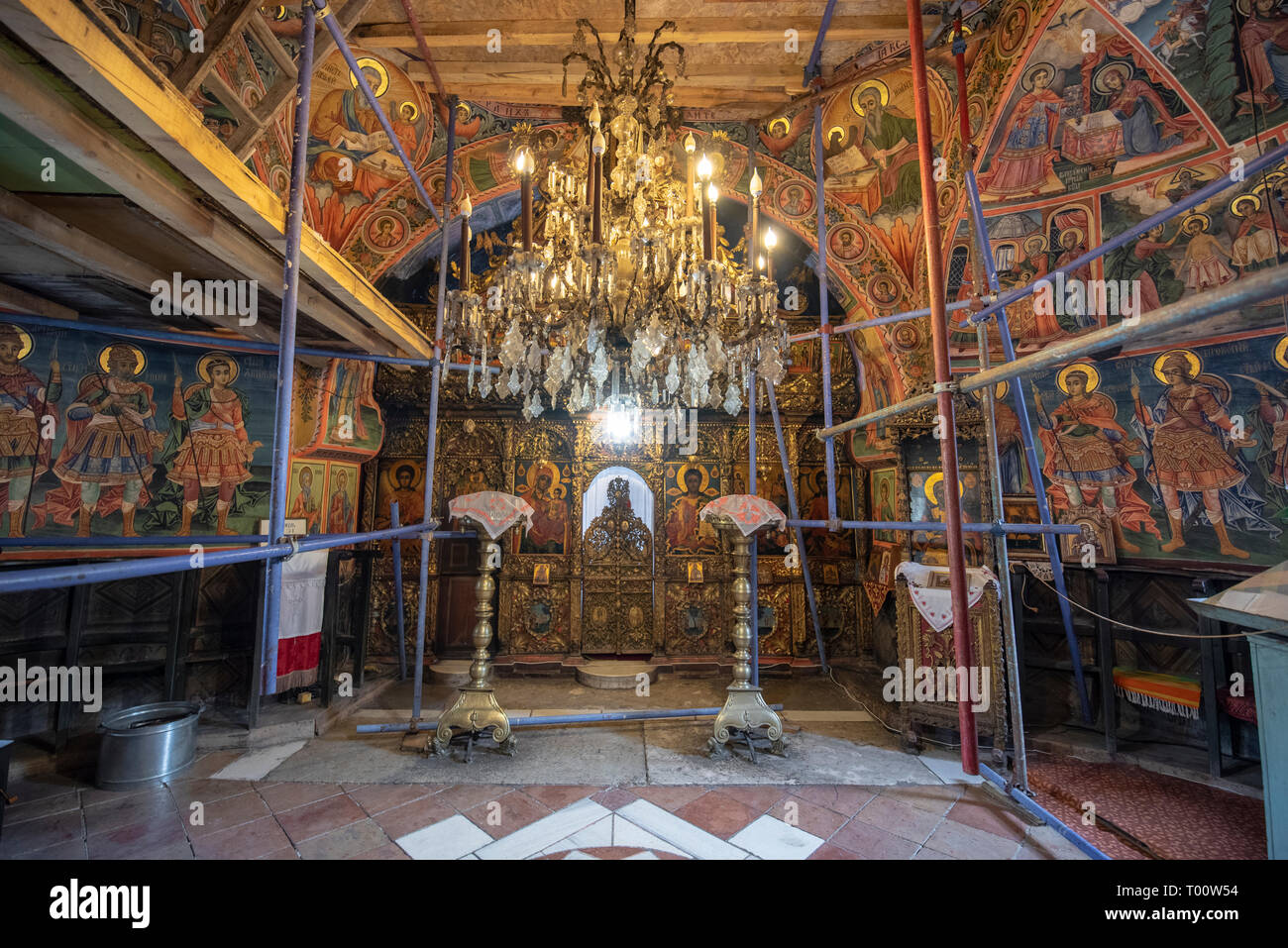 Veliko Tarnovo, Bulgaria - Inside interior of the Painted medieval ...