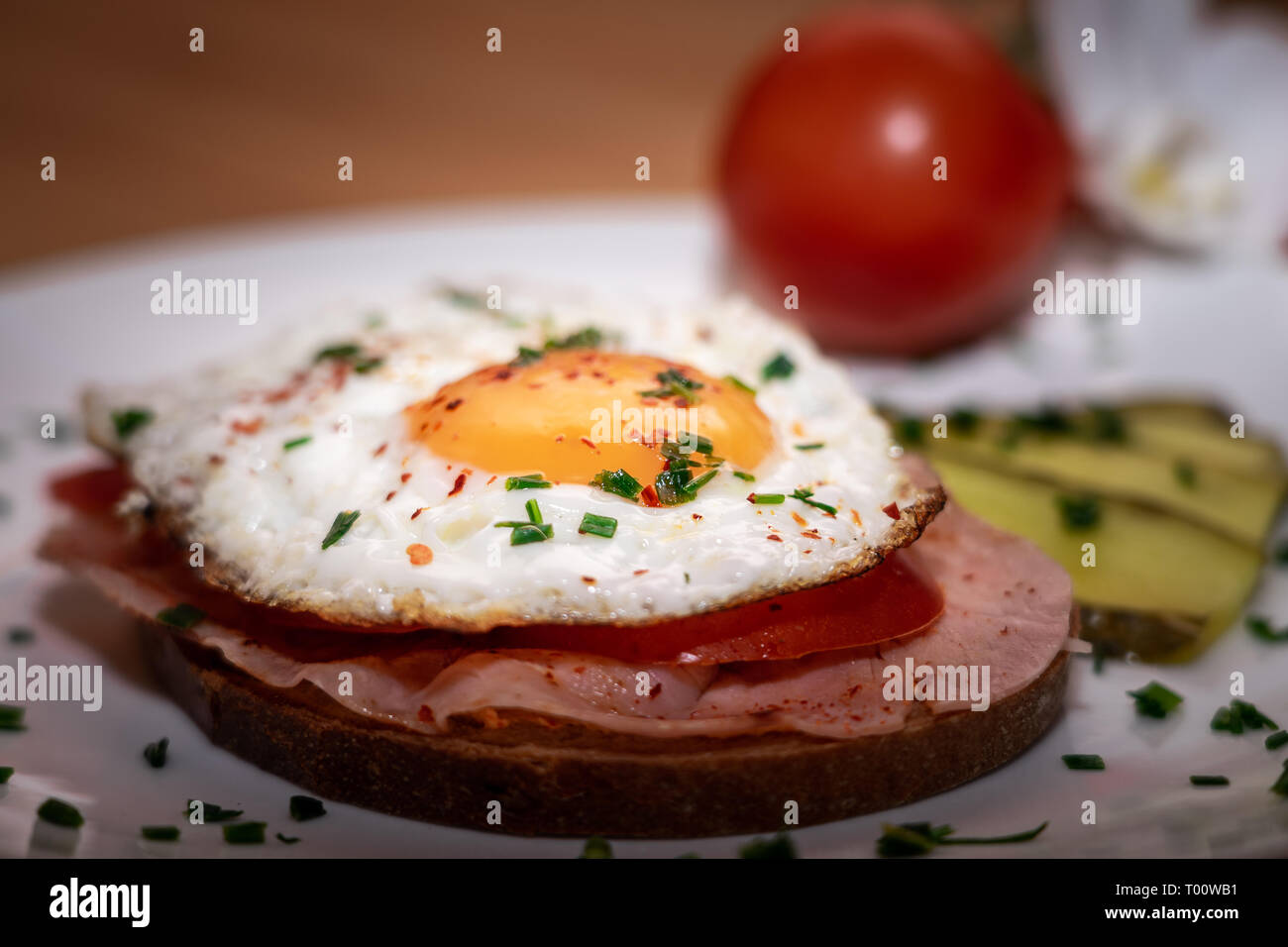 tasty Strammer Max Stock Photo - Alamy