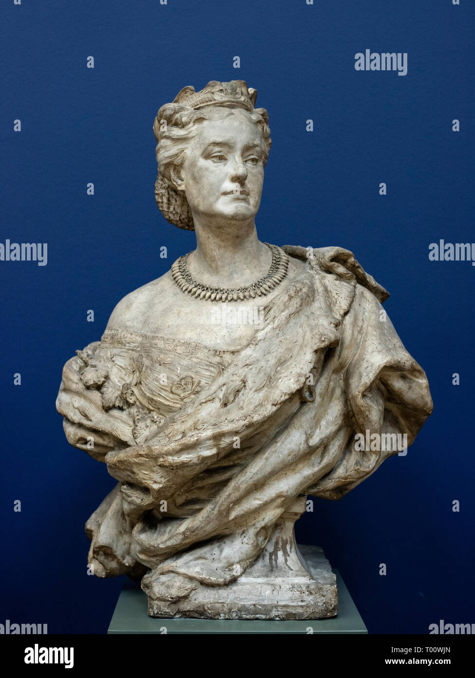 Copenhagen. Denmark. Portrait bust of Princess Mathilde Bonaparte (1820 ...