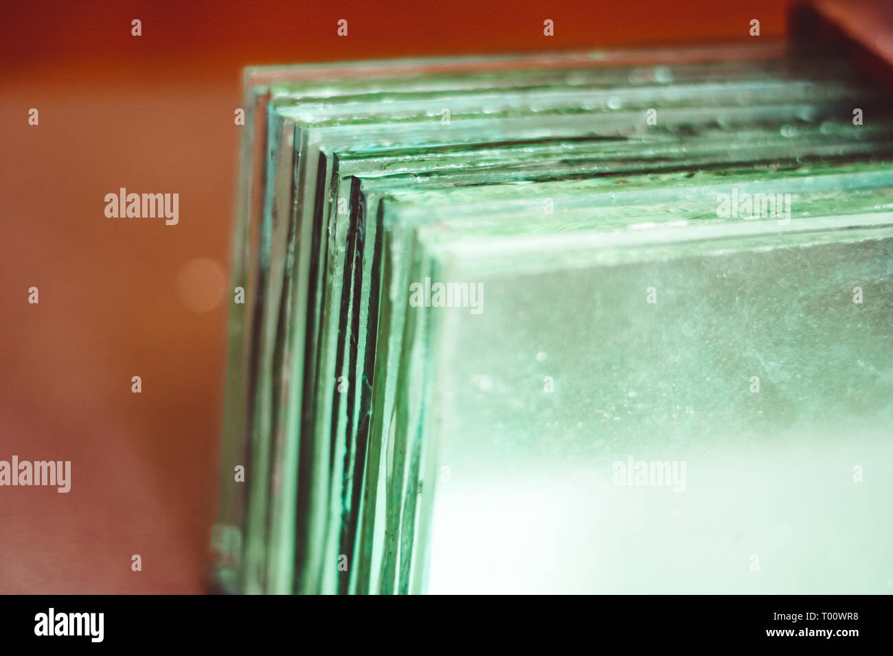 Stack of glass sheets hi-res stock photography and images - Alamy