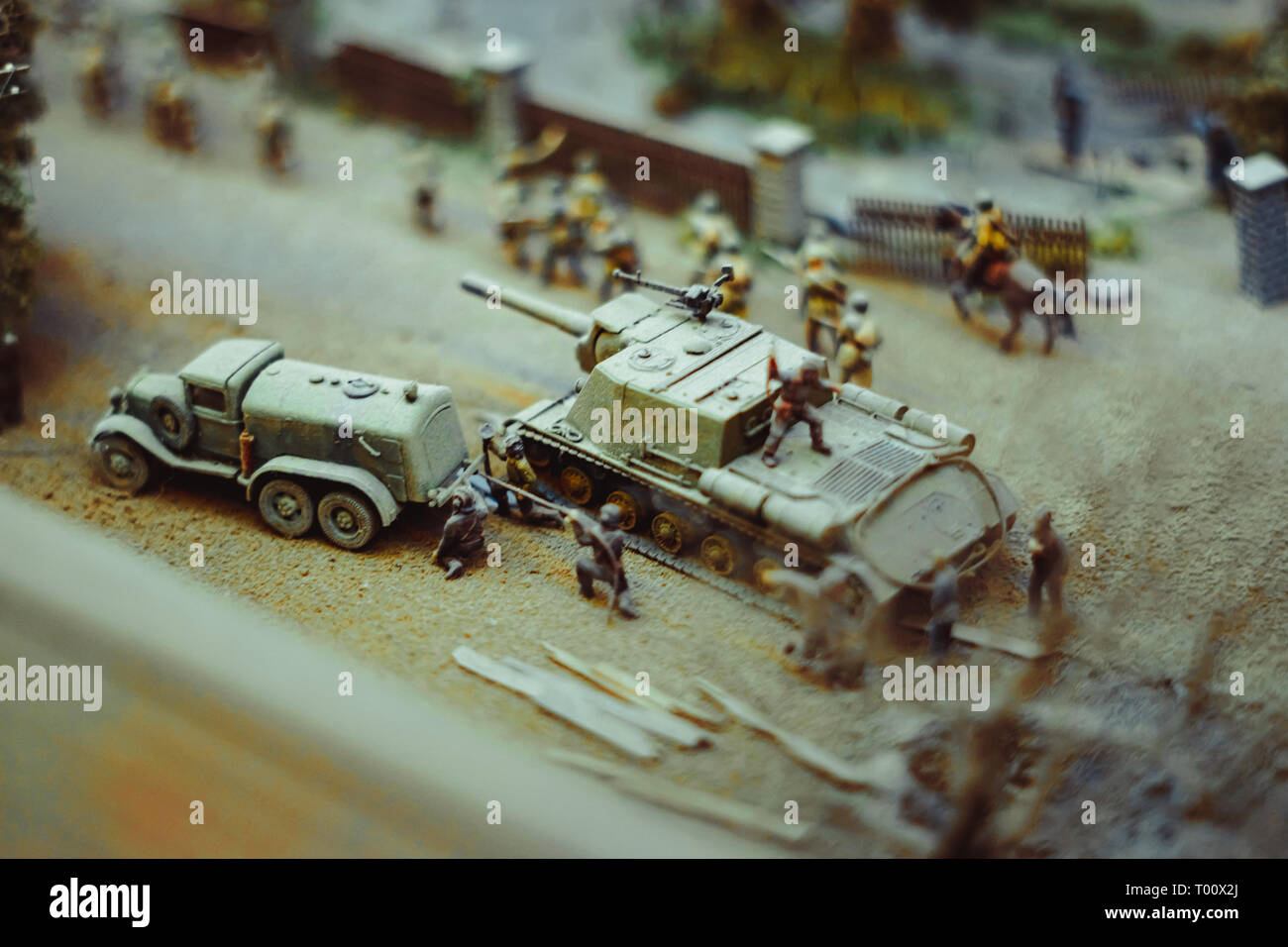 Novokuzneck, Russia - 26.07.2018: Wargaming miniatures depicting Soviet ...