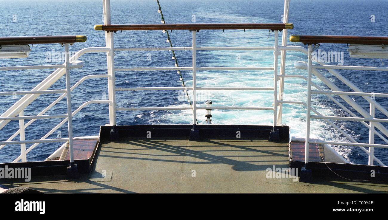 At sea on cruise ship Stock Photo - Alamy