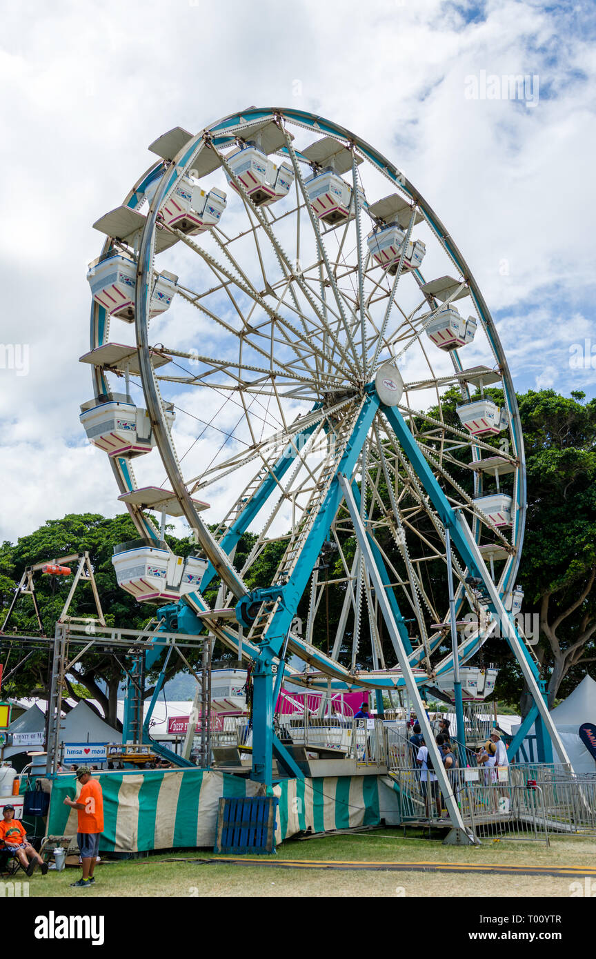 Maui Fair Ferris Wheel Stock Photo - Alamy