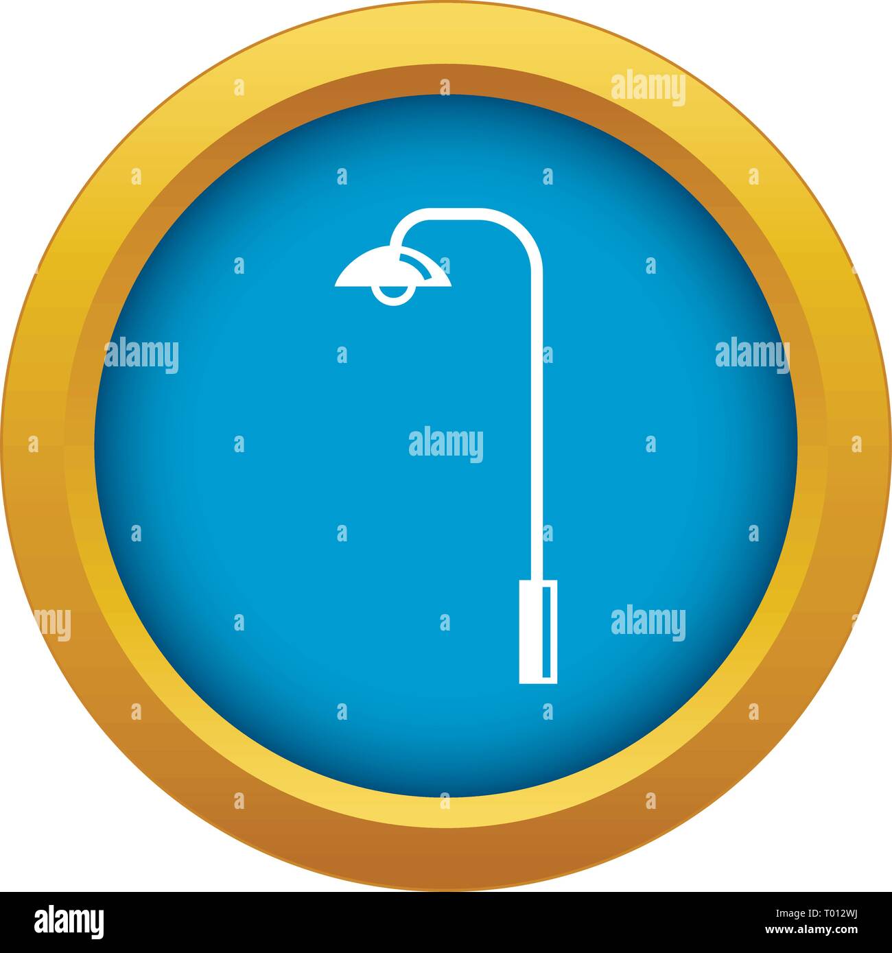 Electric tower icon blue vector isolated Stock Vector Image & Art - Alamy