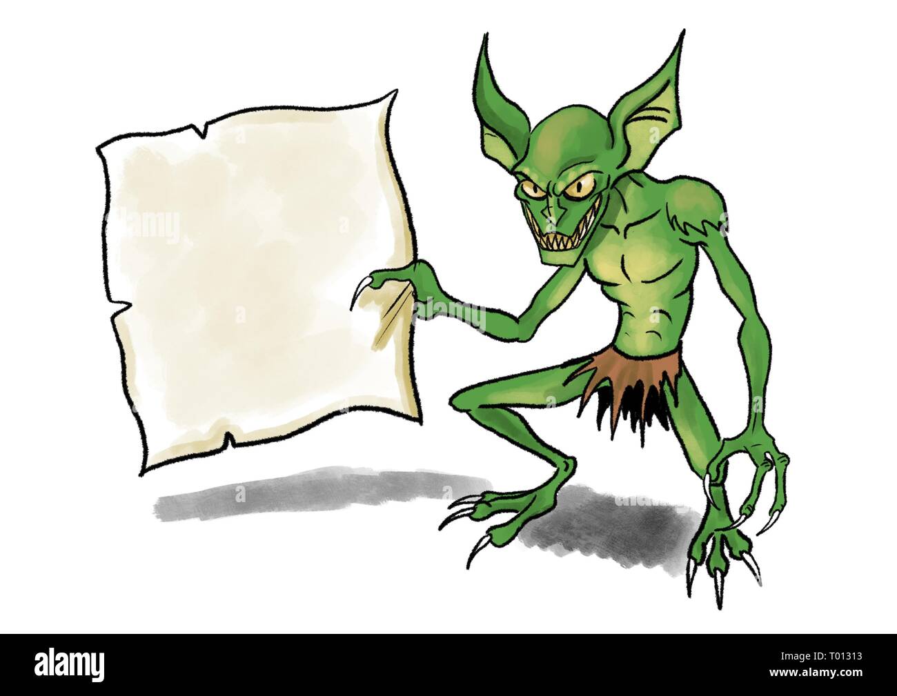 Evil goblins illustration hi-res stock photography and images - Alamy