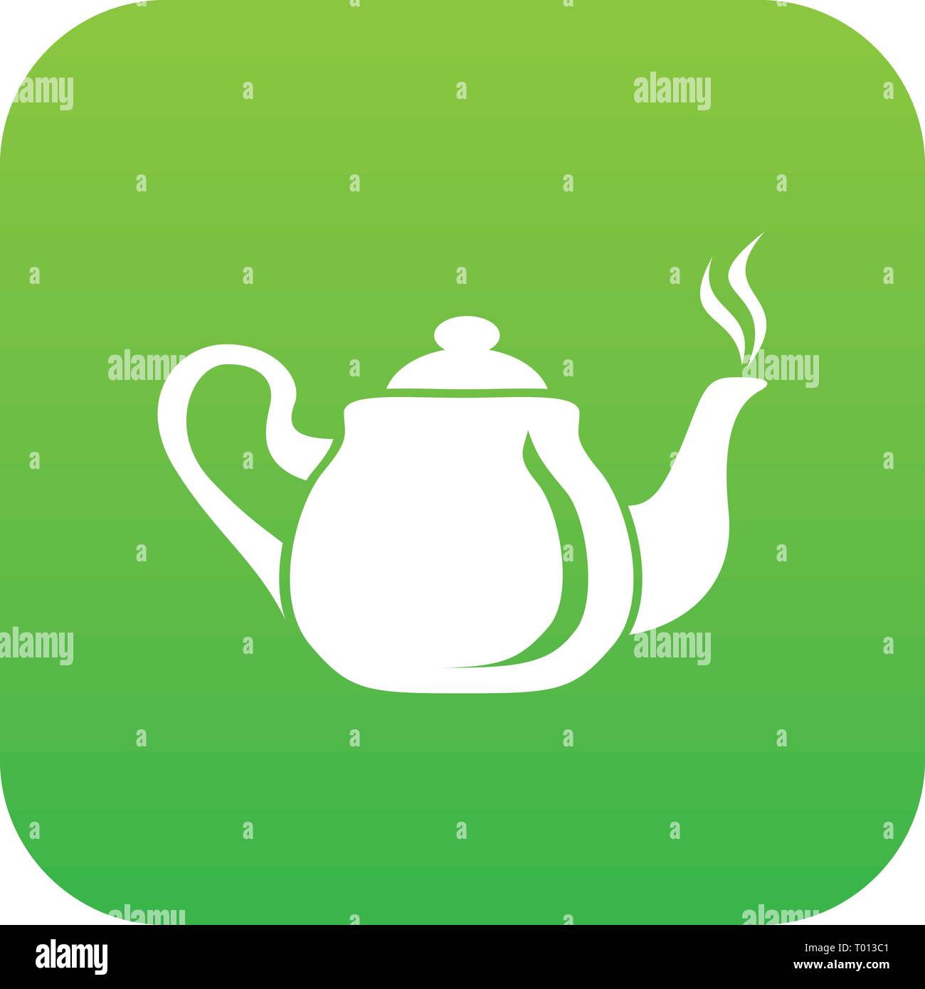 Porcelain teapot icon, simple style Stock Vector Image & Art - Alamy