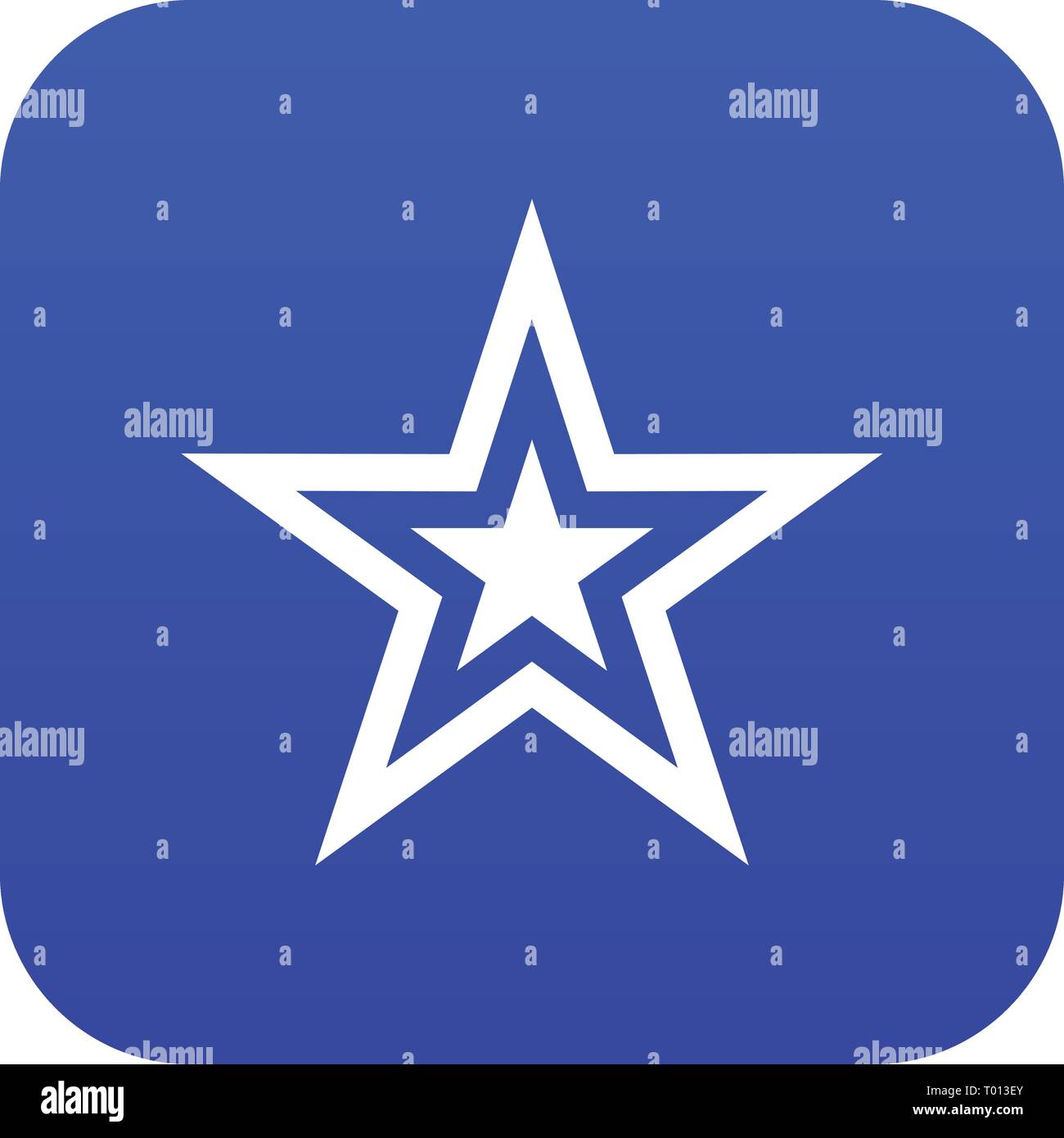 Star icon digital blue Stock Vector Image & Art - Alamy