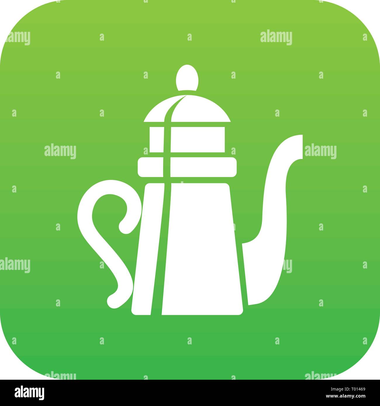 Tall teapot icon, simple style Stock Vector Image & Art - Alamy