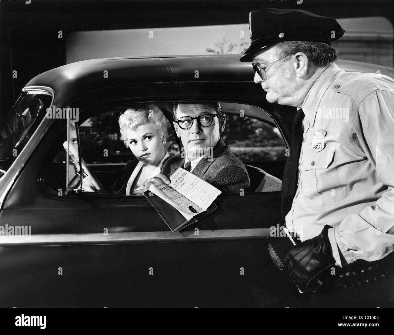 SCENE WITH JUDY HOLLIDAY, WILLIAM HOLDEN, BORN YESTERDAY, 1950 Stock ...