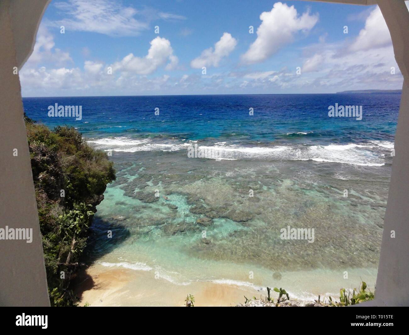 Ladder beach in saipan hi-res stock photography and images - Alamy