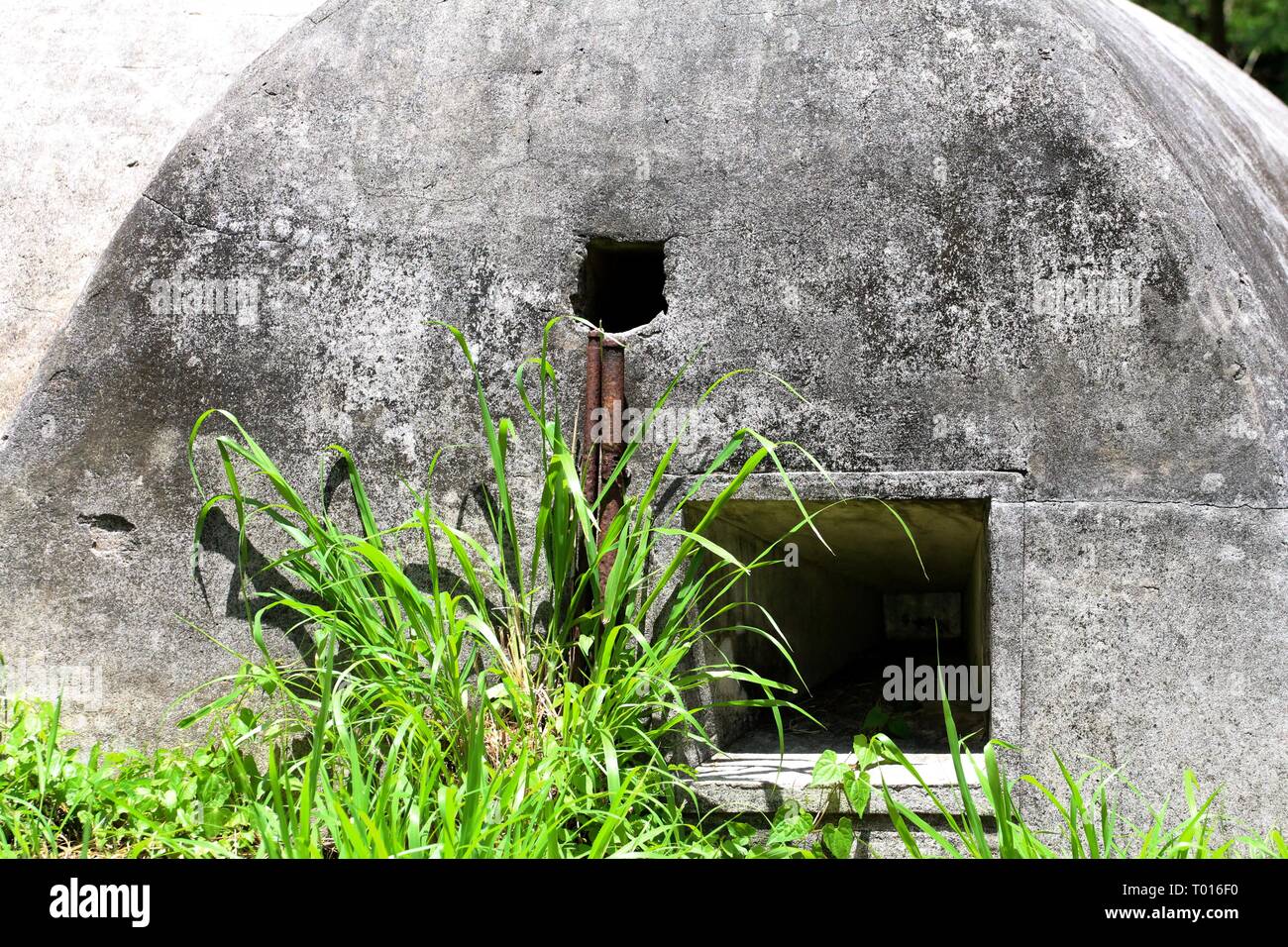 One of the relics of the World War 11 at Aslito or Isley Airfield near ...
