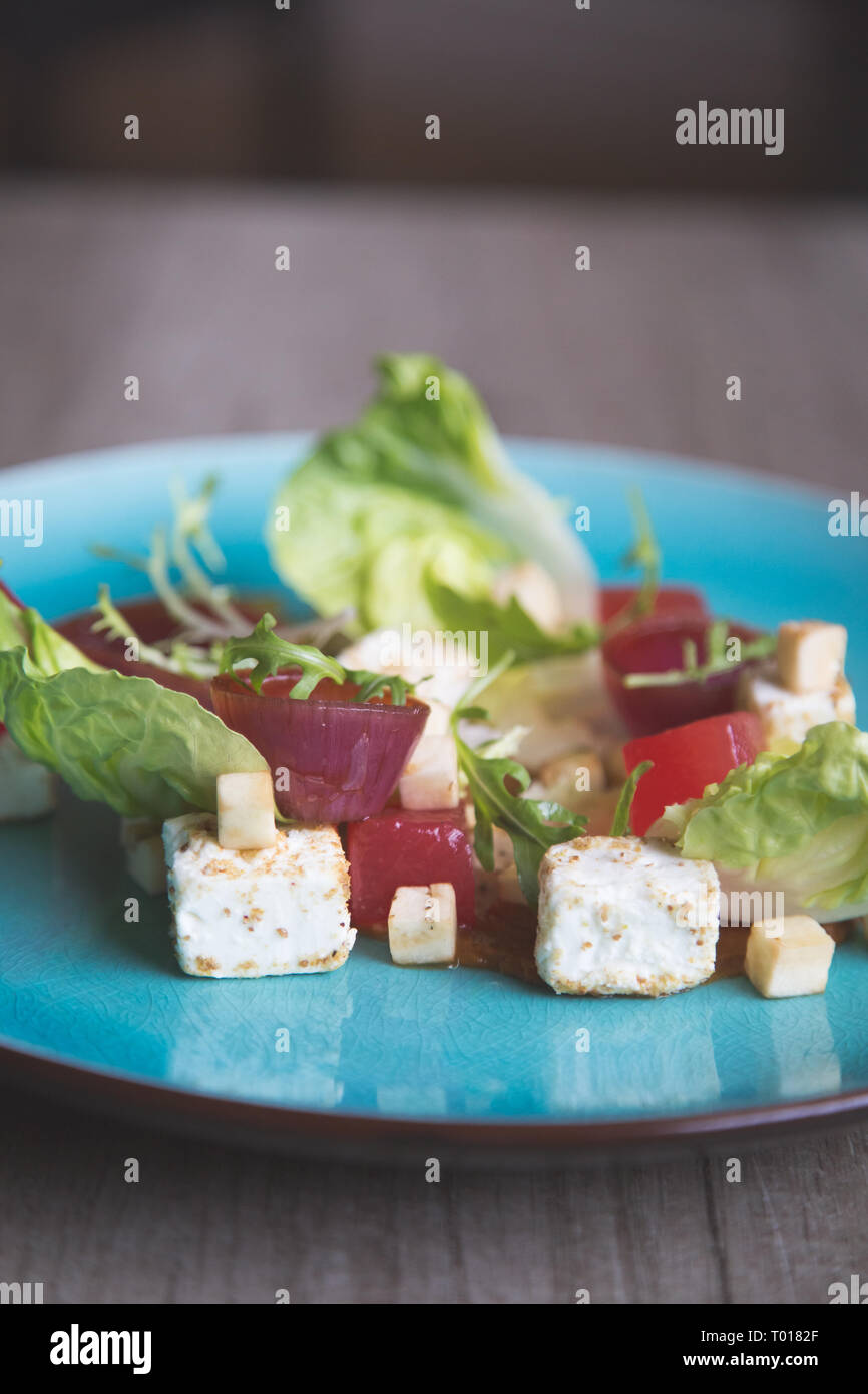 Feta Salad Starter Stock Photo - Alamy