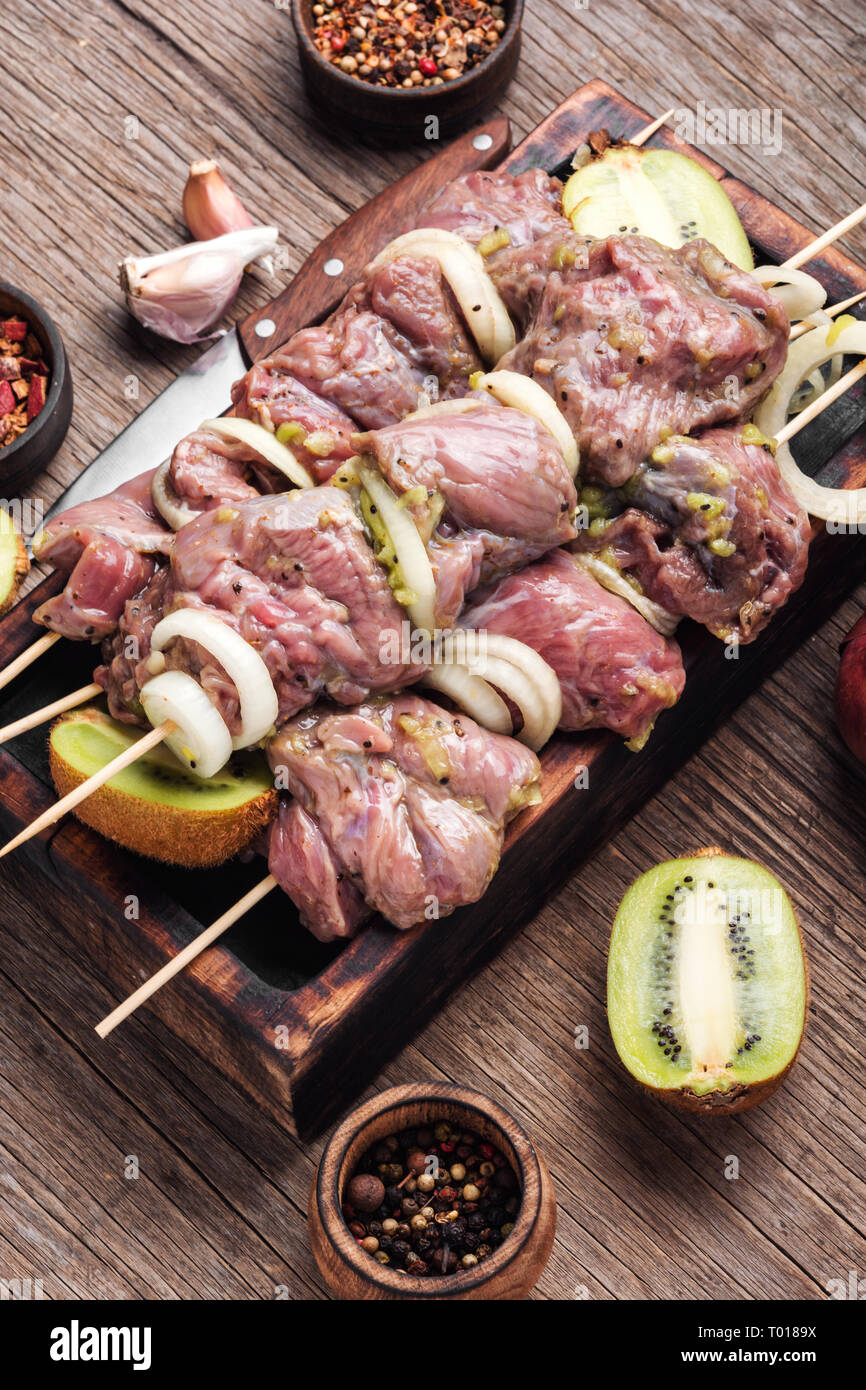Turkish kebab from beef hi-res stock photography and images - Alamy