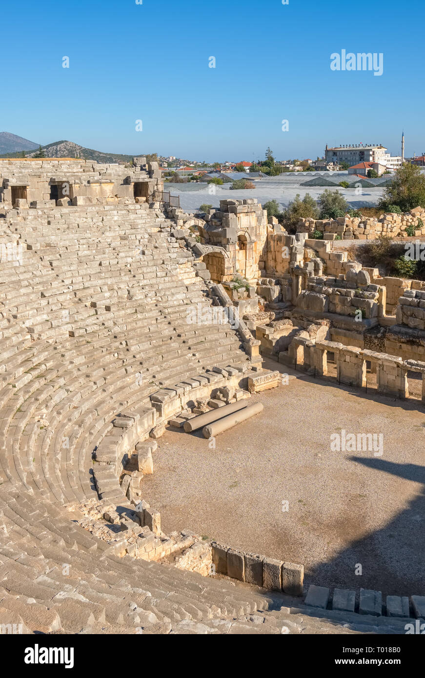 Ruins of the ancient city of Myra in Demre, Turkey Stock Photo - Alamy