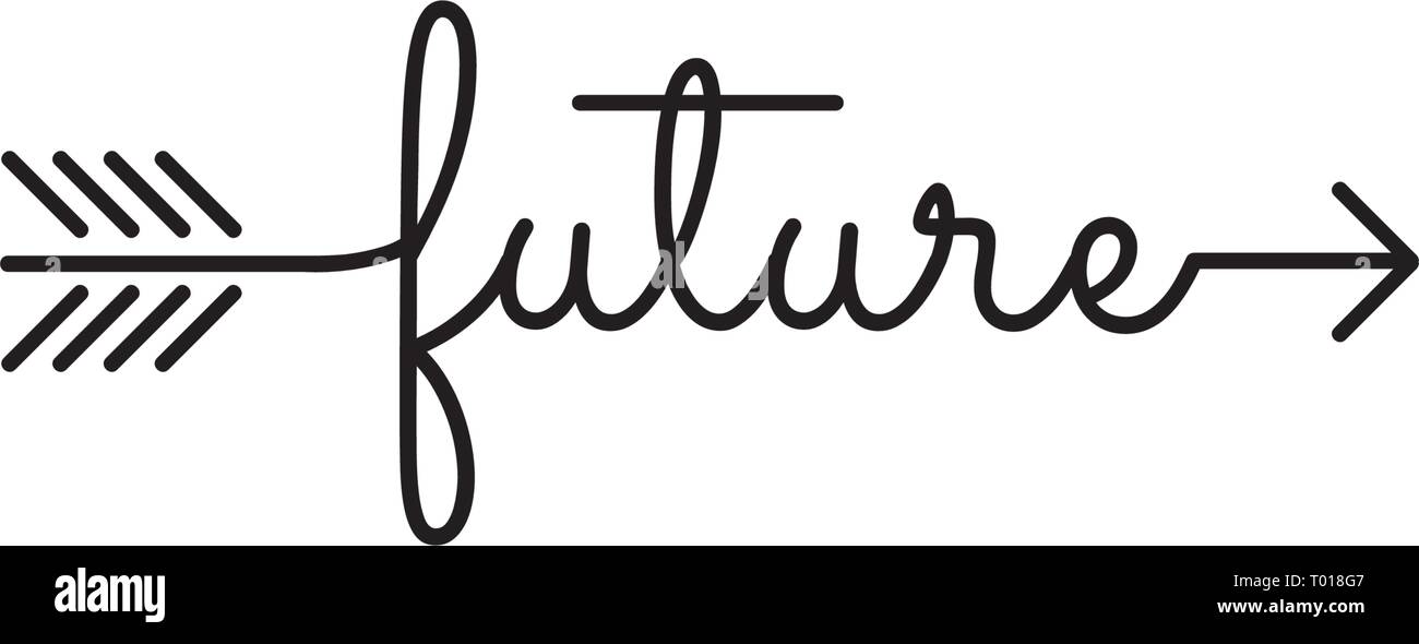 future typography arrow Stock Vector Image & Art - Alamy