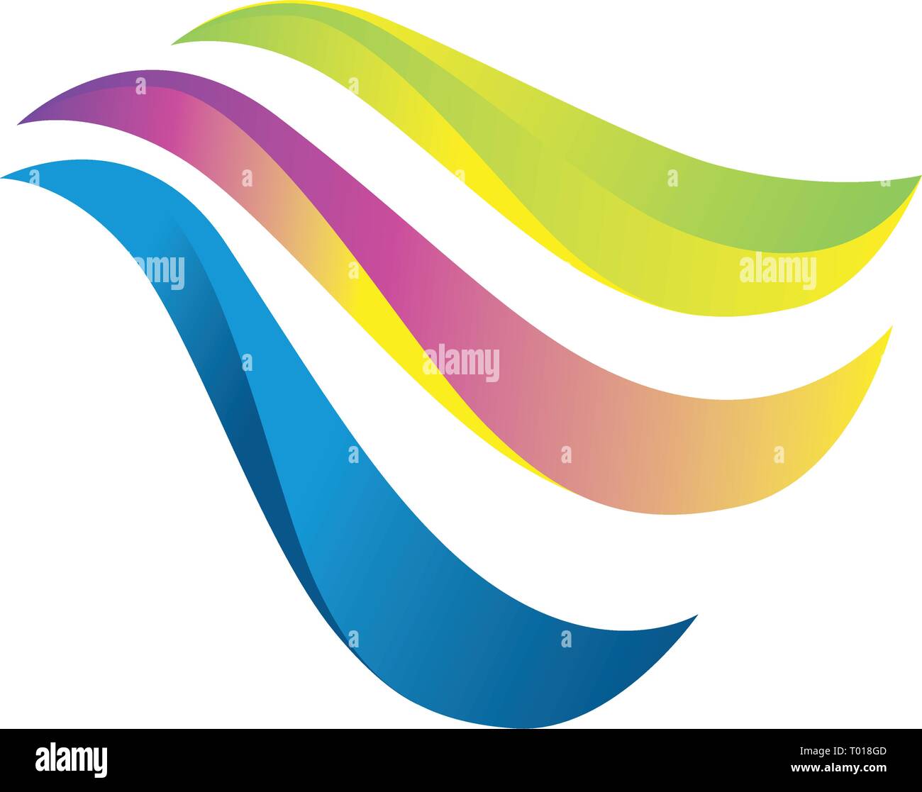 Abstract colorful waves hi-res stock photography and images - Alamy
