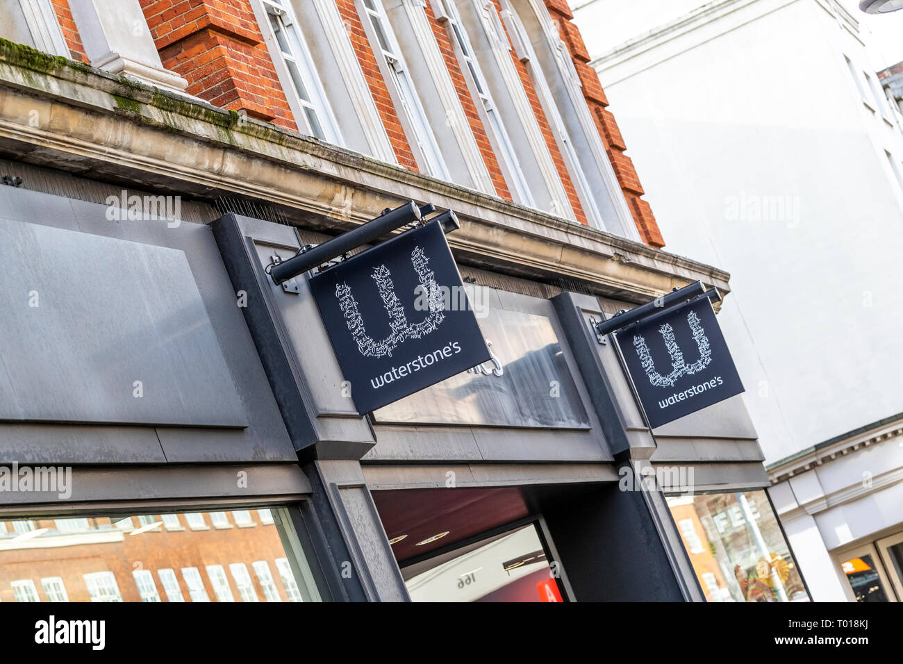 Waterstones book store. High Street Kensington, Kensington, London ...