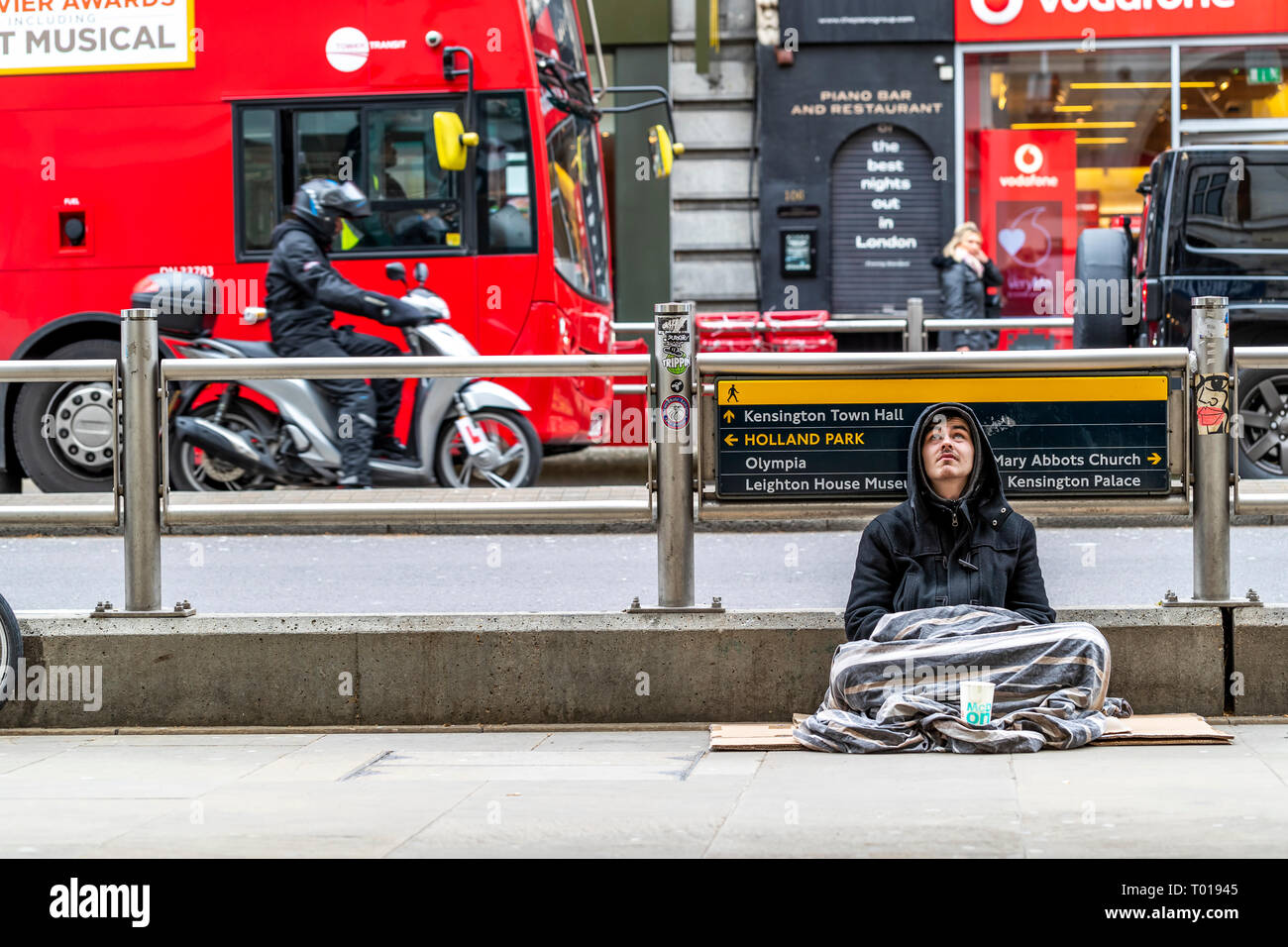 Invisible man. A young man, Connor, is homeless. He sits outside ...