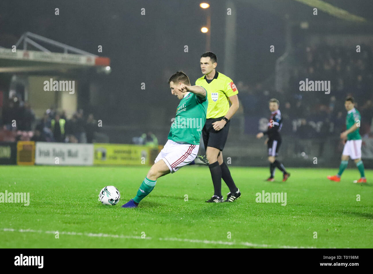 March 15th, 2019, Cork, Ireland - Dan Casey at League of Ireland ...