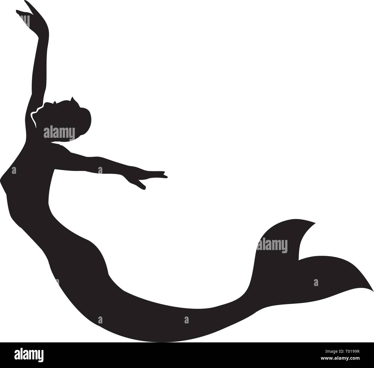 Little mermaid logo hi-res stock photography and images - Alamy