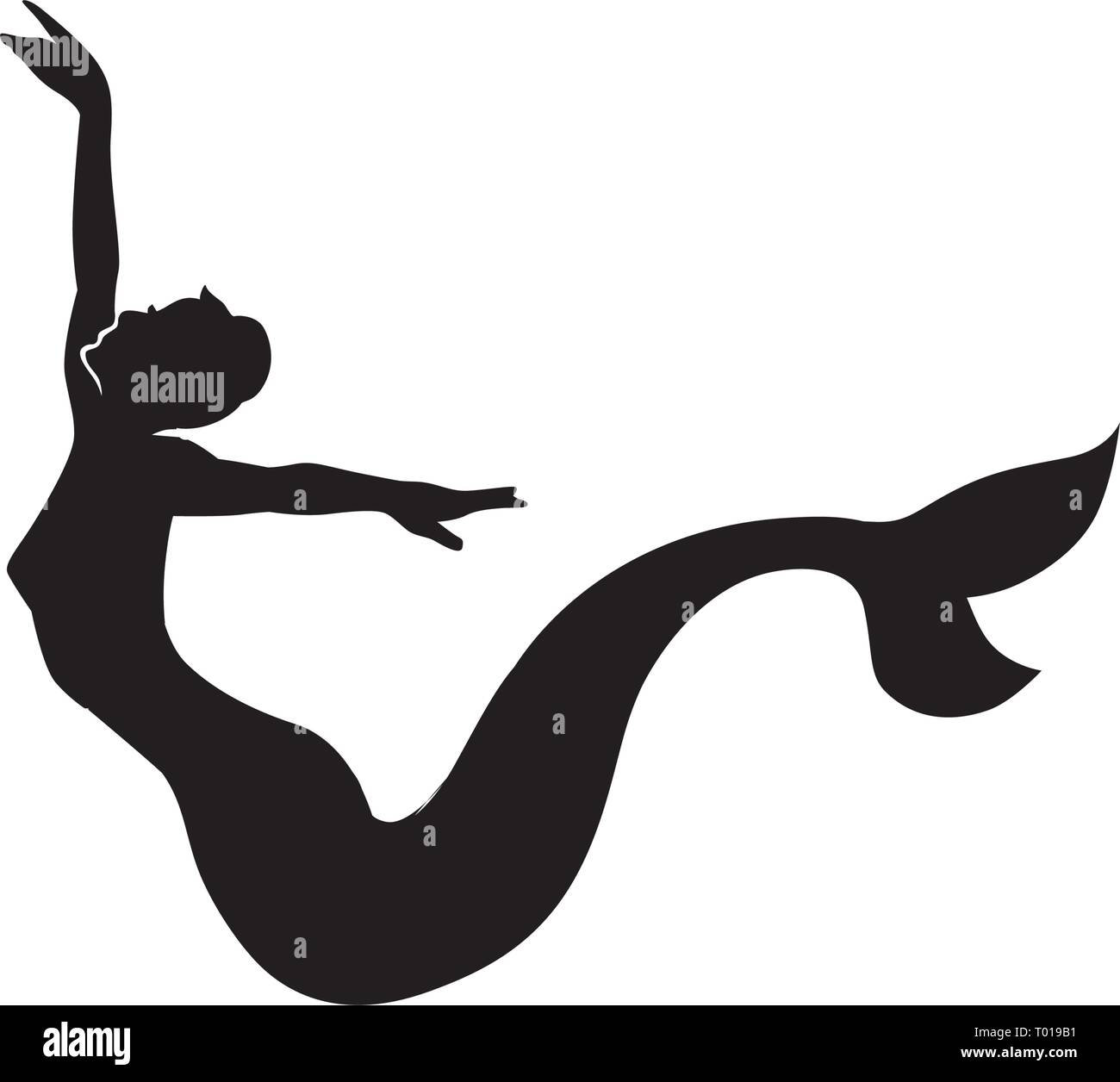 Mermaid Silhouette Stock Photos & Mermaid Silhouette Stock Images - Alamy