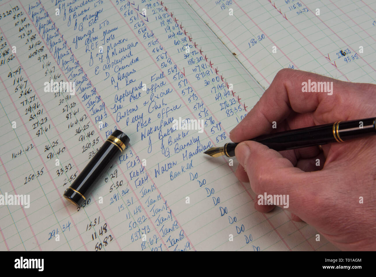 Historical sales records hi-res stock photography and images - Alamy