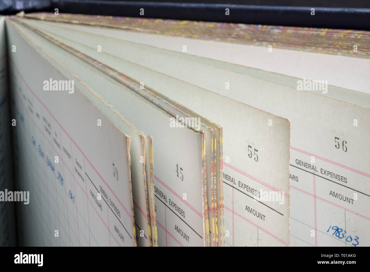 Historical accounting records hi-res stock photography and images - Alamy