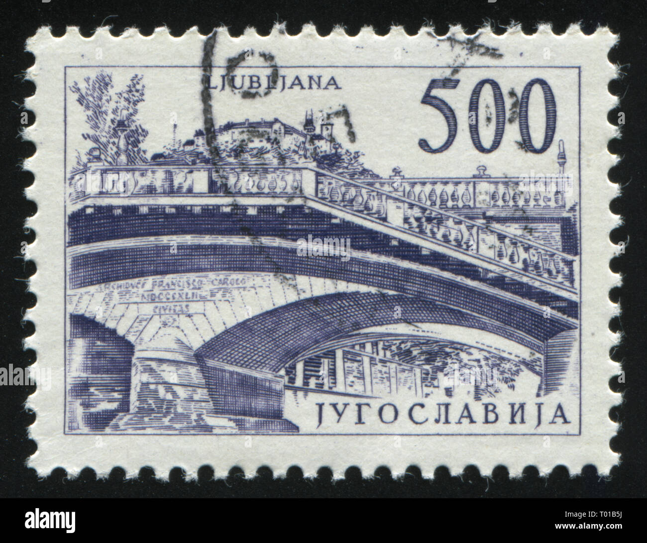 RUSSIA KALININGRAD, 12 NOVEMBER 2016: stamp printed by Yugoslavia ...