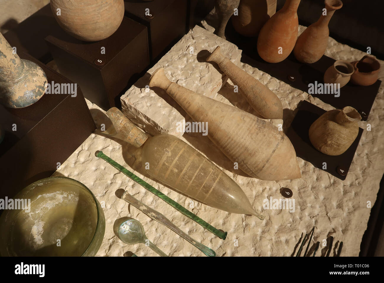 Objects discovered in excavations at biblical sites over the past ...