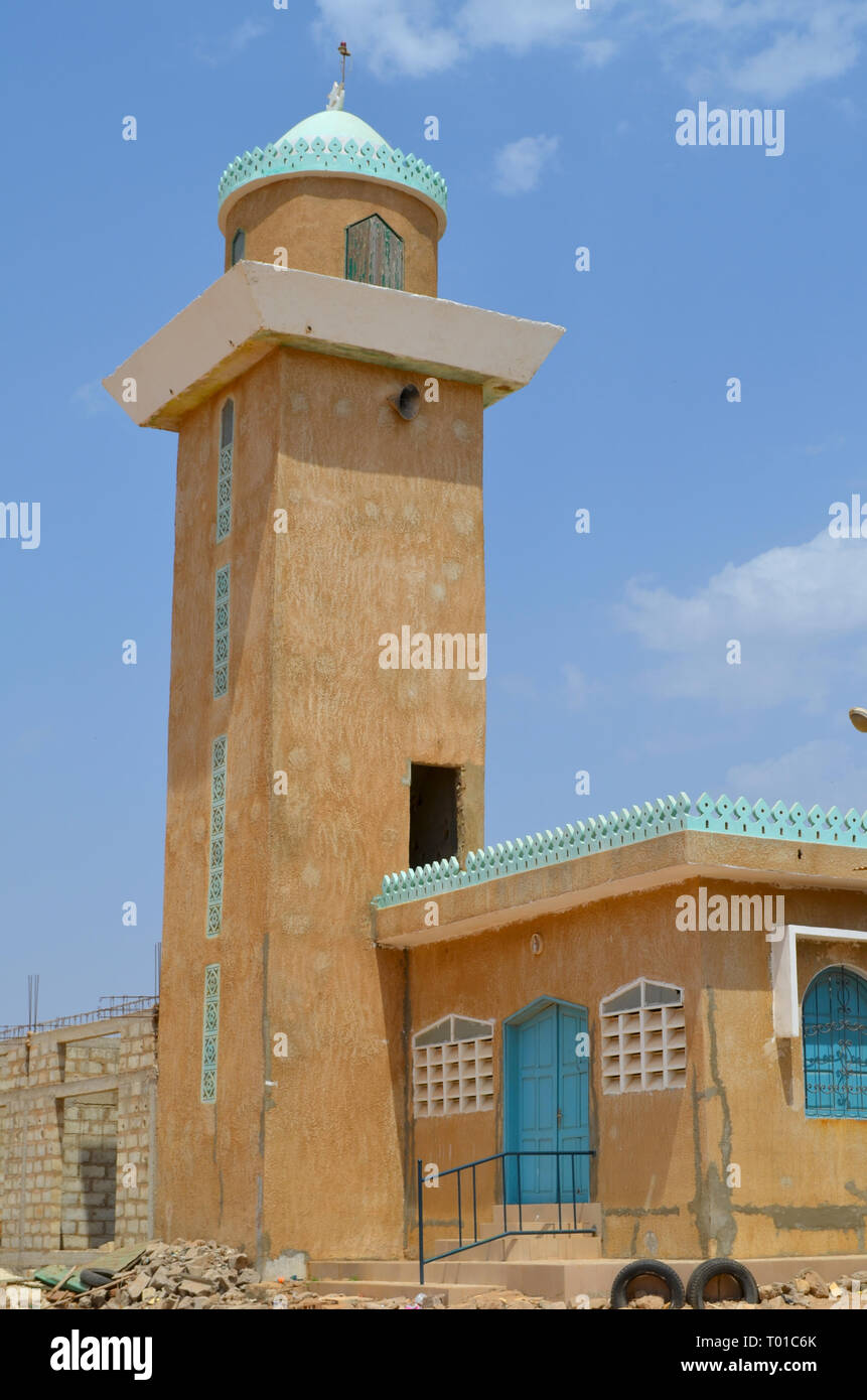 Ngaparou, a small coastal community in the Petite Cote of Senegal Stock ...