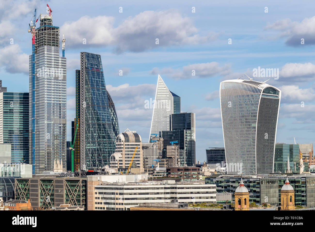 20 Fenchurch Street office block better known as the Walkie Talkie ...