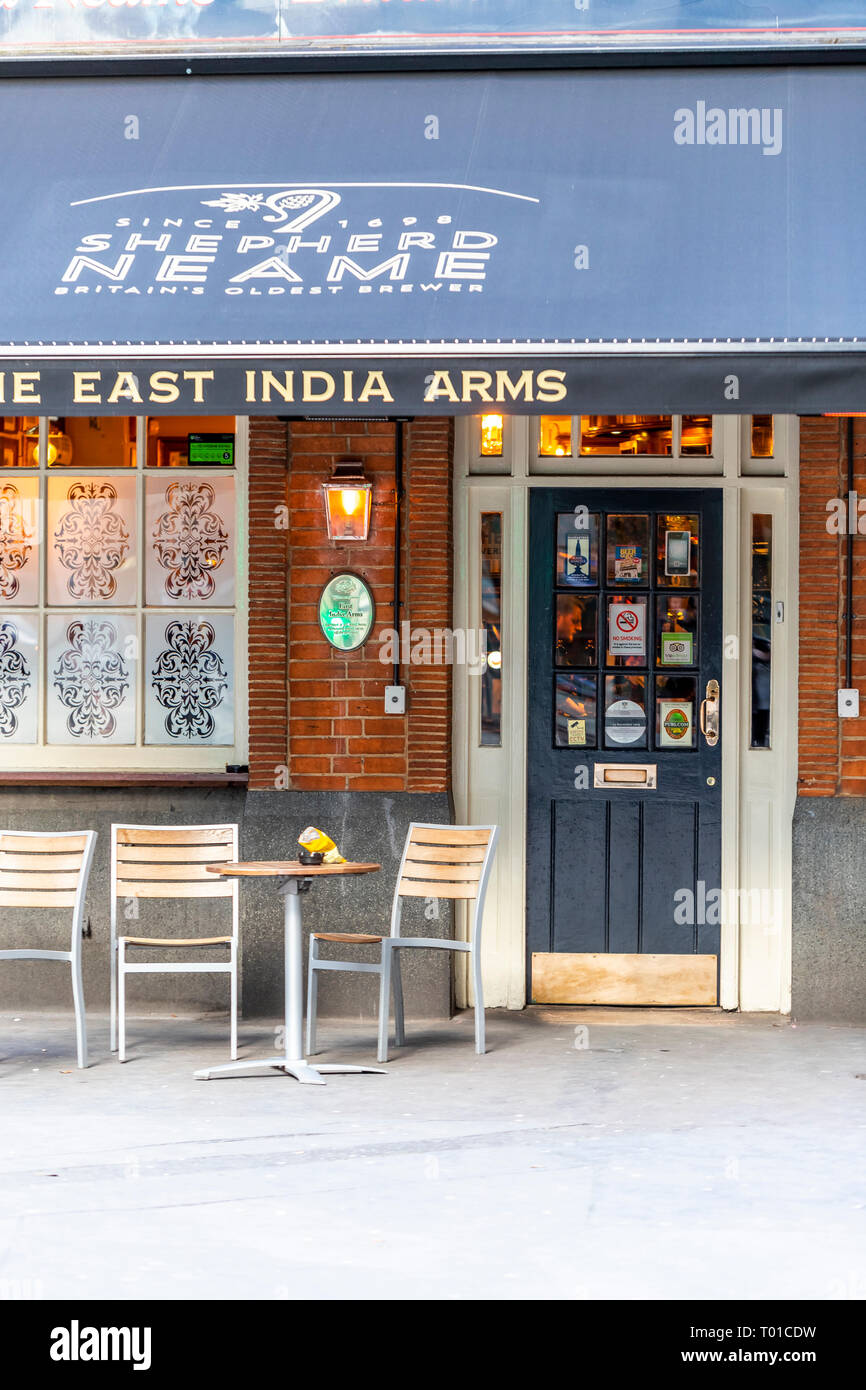 The east india arms pub hi-res stock photography and images - Alamy