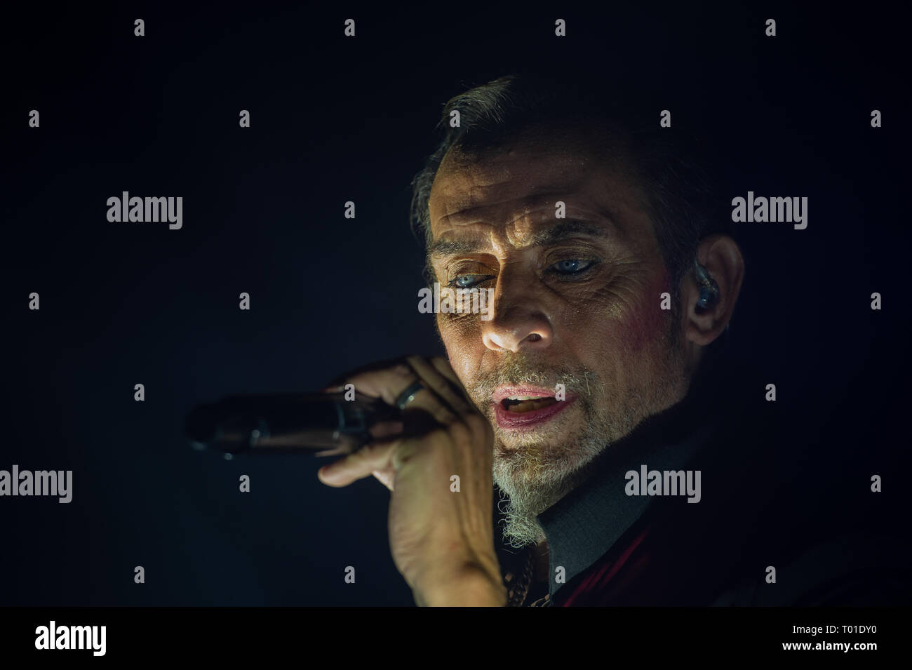 Peter Murphy, singer and leader of english 80's dark rock band Bauhaus ...