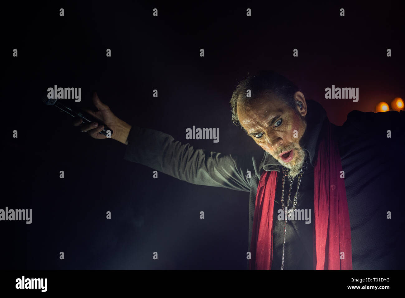 Peter Murphy, singer and leader of english 80's dark rock band Bauhaus ...