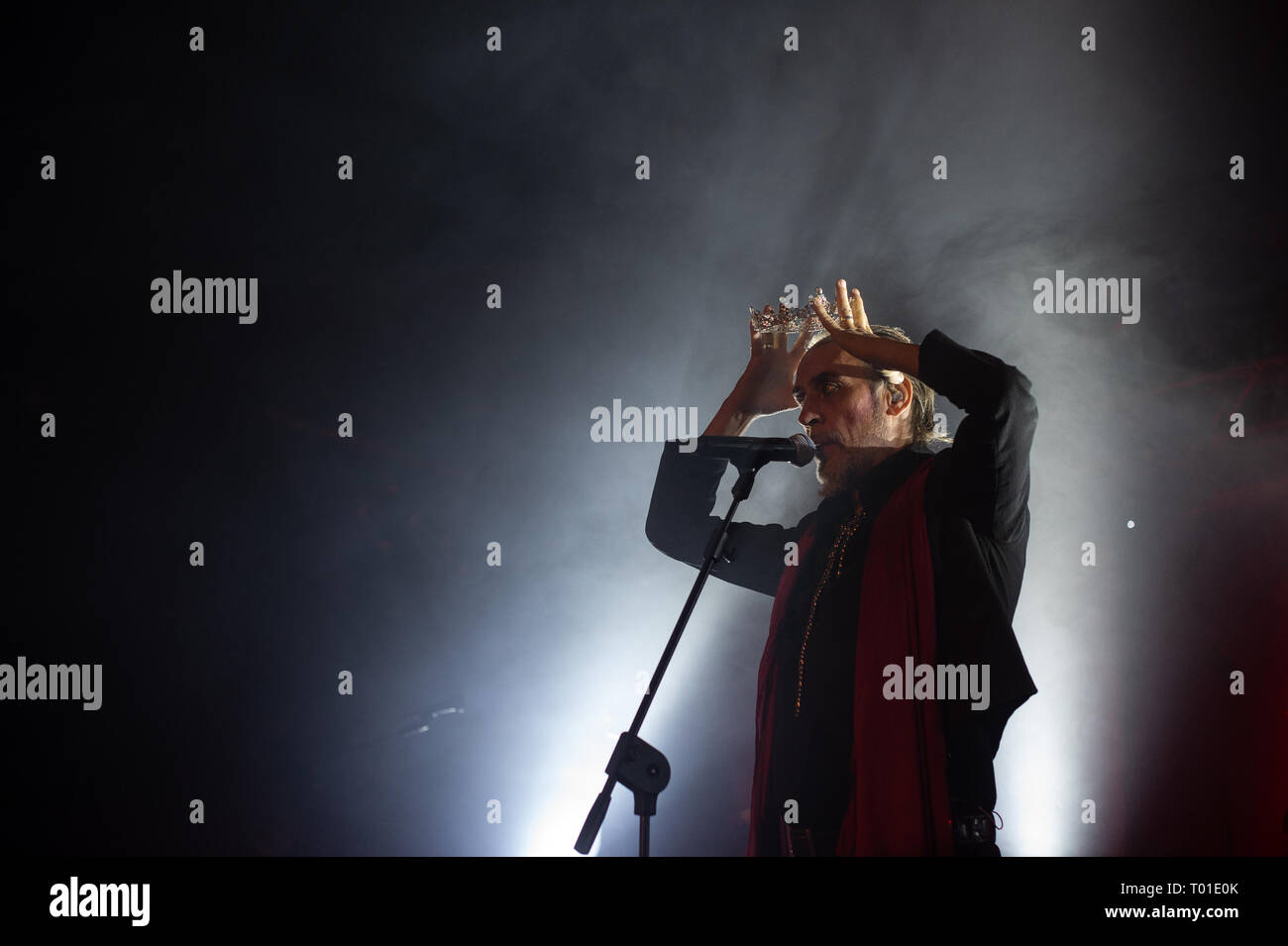 Peter Murphy, singer and leader of english 80's dark rock band Bauhaus ...