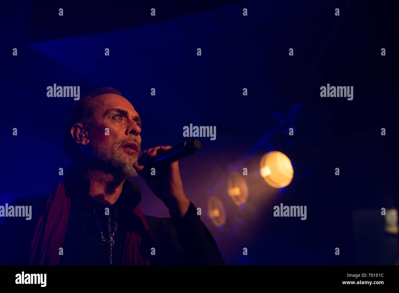 Peter Murphy, singer and leader of english 80's dark rock band Bauhaus ...