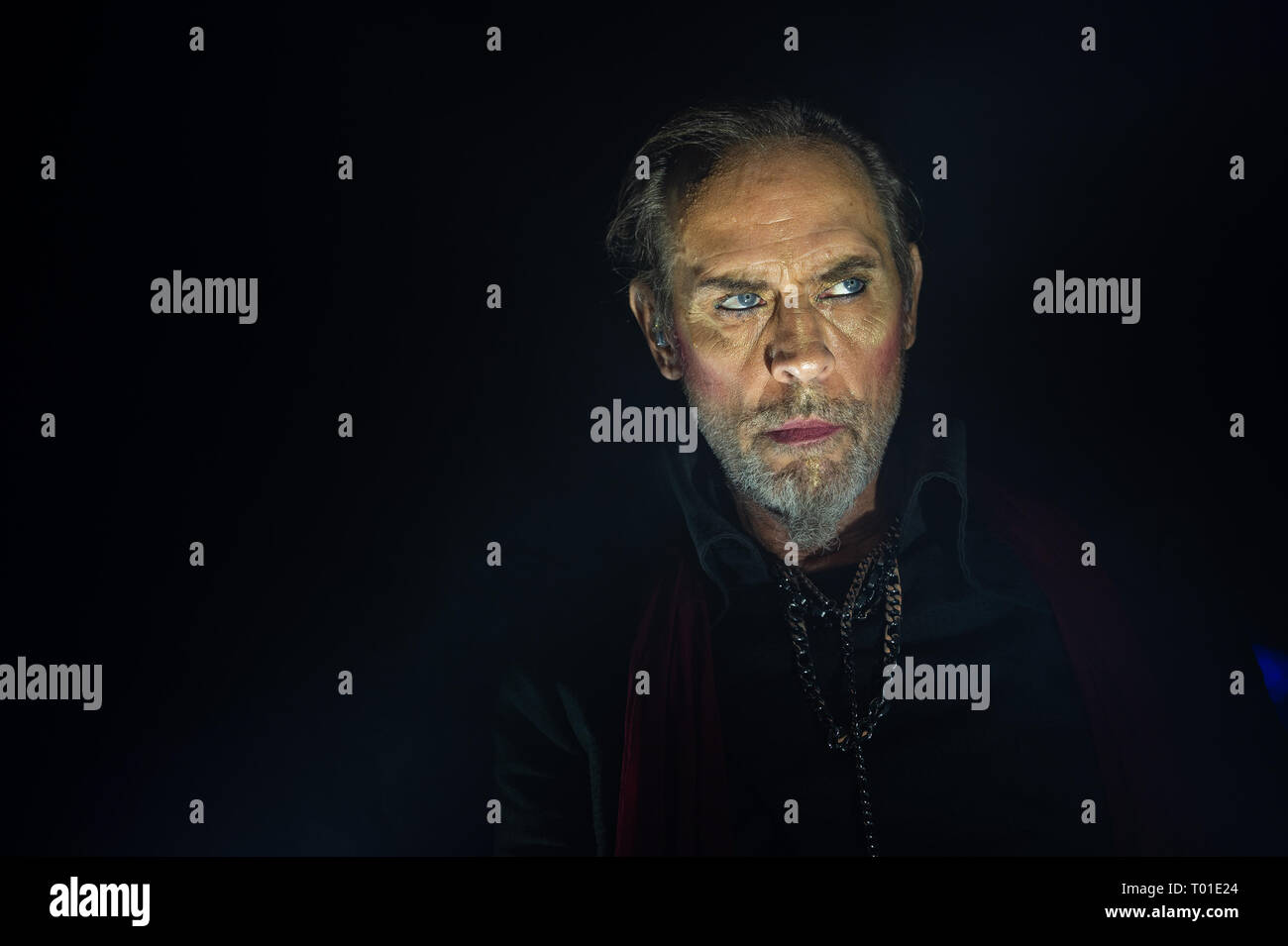 Peter Murphy, singer and leader of english 80's dark rock band Bauhaus ...