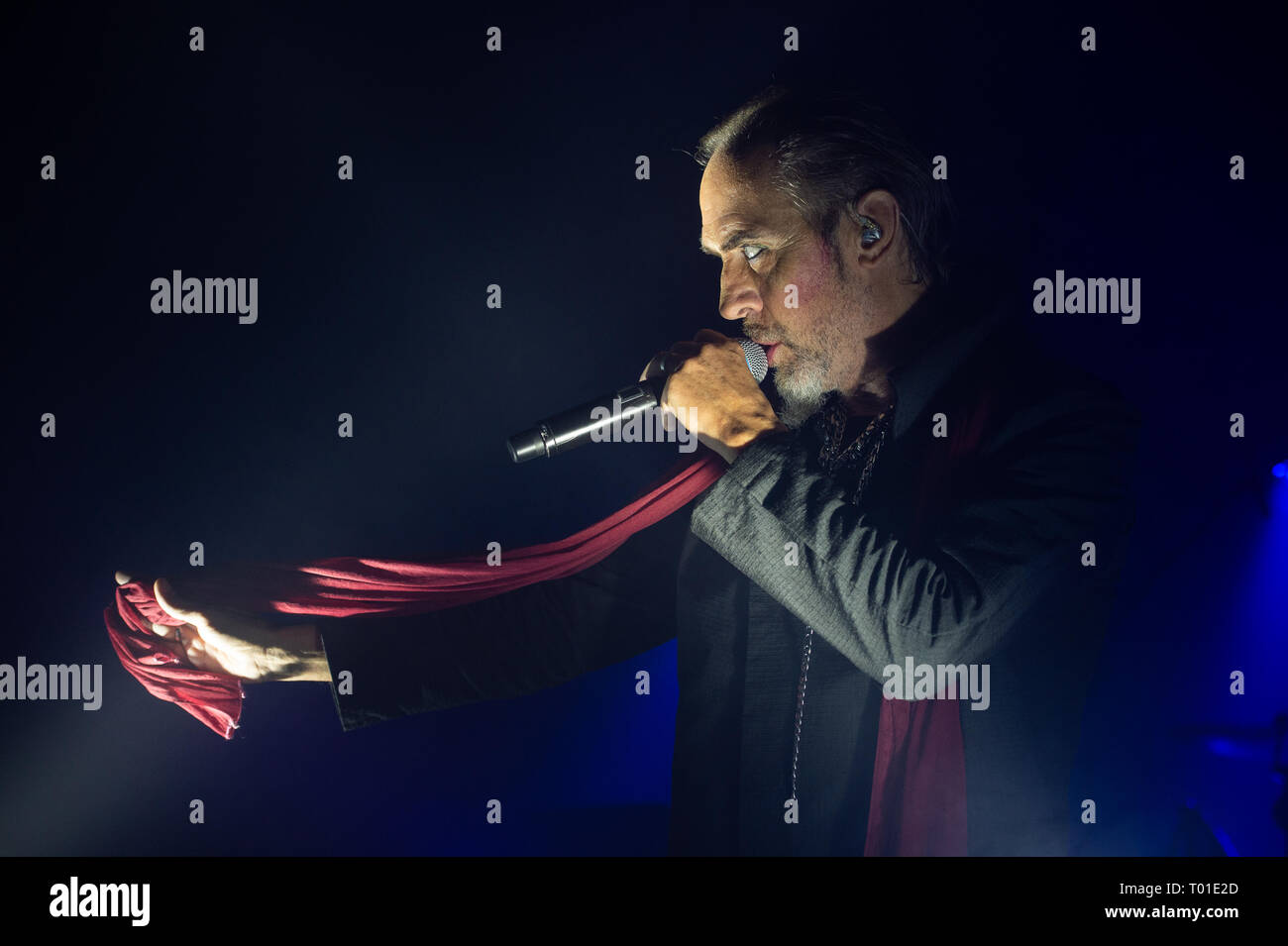 Peter Murphy, singer and leader of english 80's dark rock band Bauhaus ...